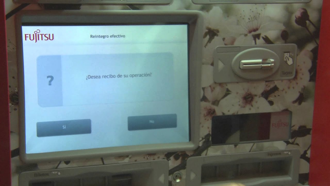 Najnowszy bankomat Fujitsu ATM Series 100 - YouTube