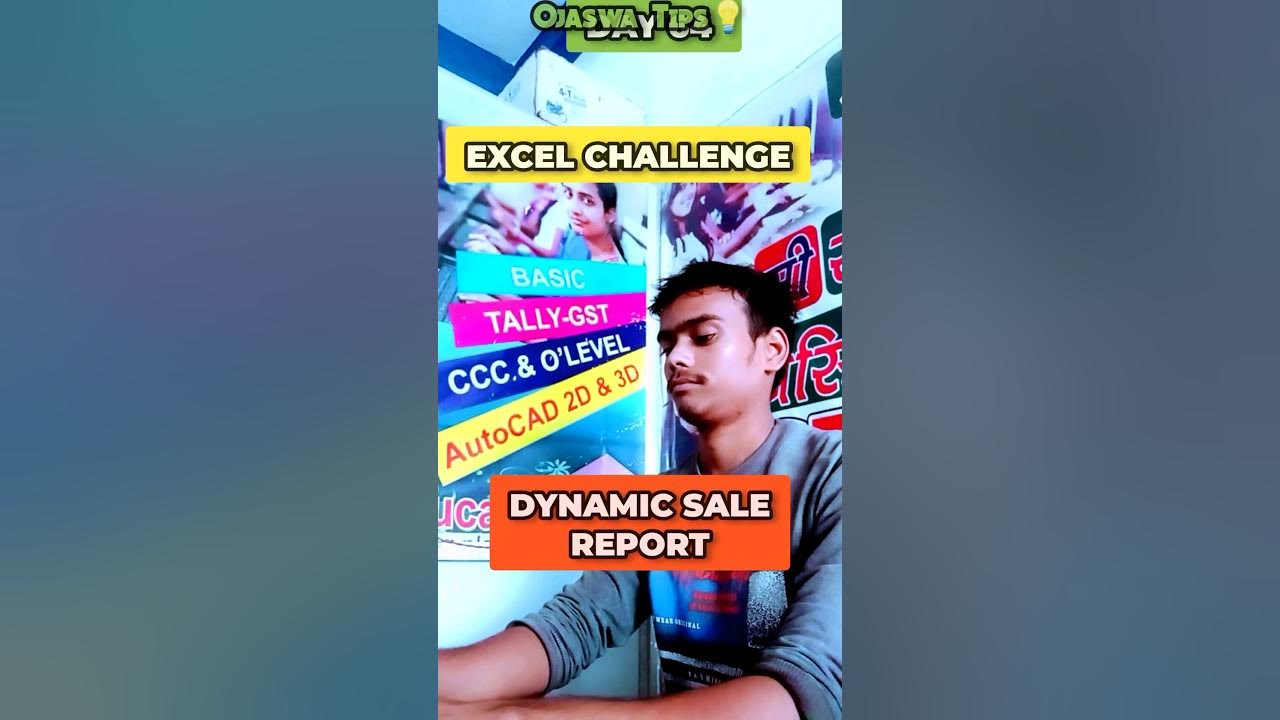 How To Make Dynamic Sale Report In Excel Excel365 Computer Exceltricks Pc Tricks Newexcel