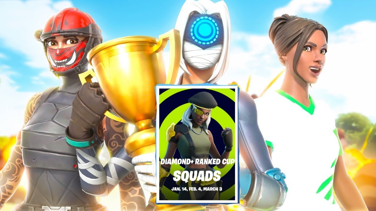 DOMINATING In Squads Diamond Ranked Cup! - YouTube