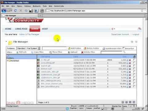 DotNetNuke Tutorial - Understanding the Auto-Sync file system option - Video #169 - YouTube