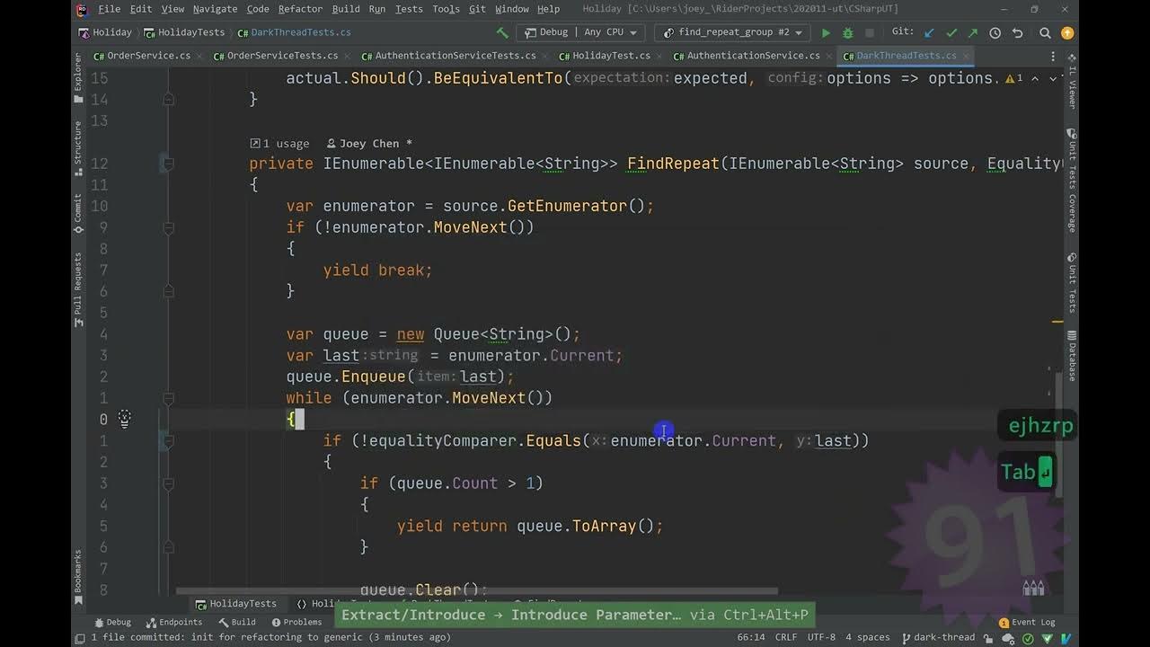 C# Refactor to generic method - YouTube