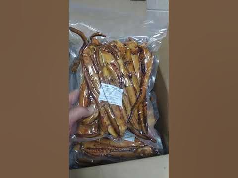 Щупальца гигантского кальмара холодного копчения. - YouTube