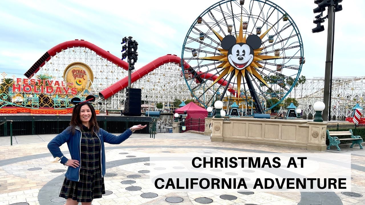 DISNEY FESTIVAL OF HOLIDAYS | California Adventure | Road Trip Vlog ...