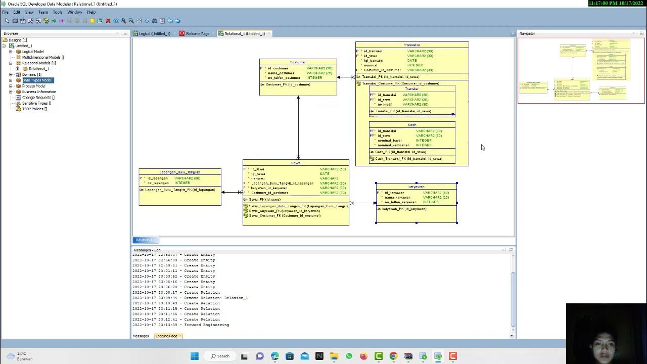 Penerapan Supertype, Subtype, dan Relasi pada Oracle Data Modeller Basis Data - YouTube