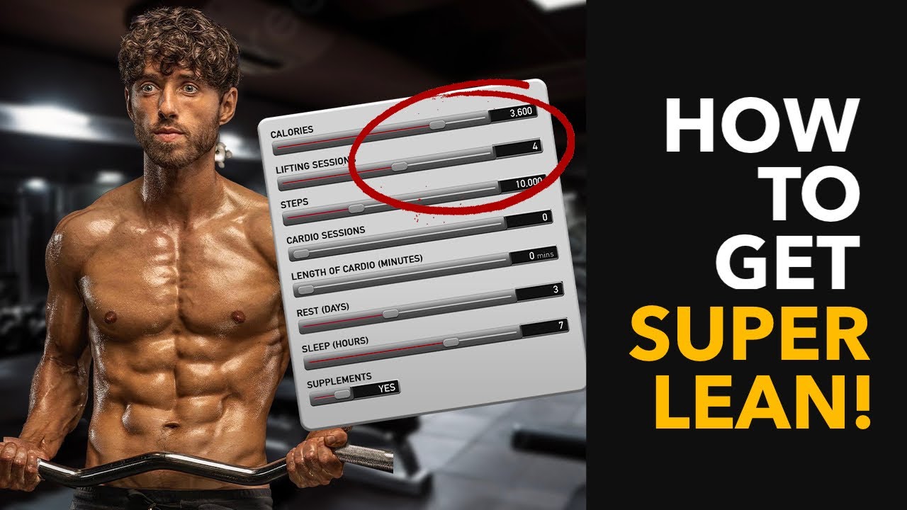 How to get super lean! - YouTube