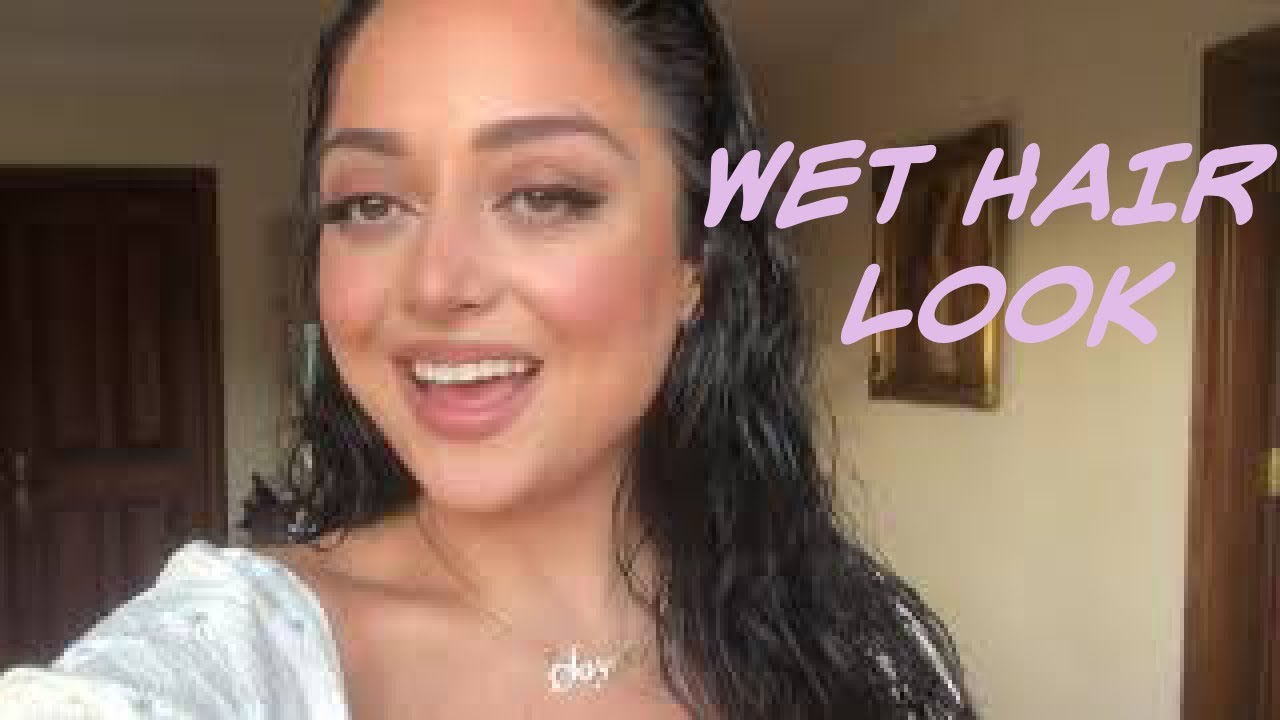 The "Wet hair look" Tutorial | (Quick and Easy) - YouTube