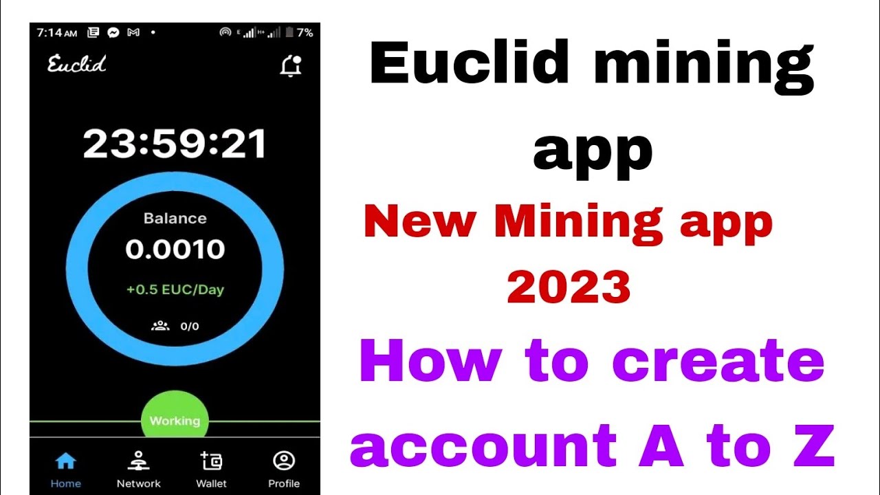 Euclid mining । Euclid mining app । মোবাইল দিয়ে ইনকাম করুন। new Mining ...