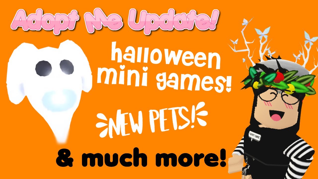 Adopt Me - New Halloween Update 2020! NEW PETS | New Minigames and More ...