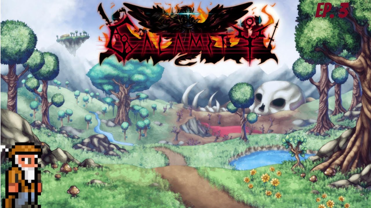 Calamity Ep. 3 (Wall of Flesh and Mech Skeletron) - YouTube