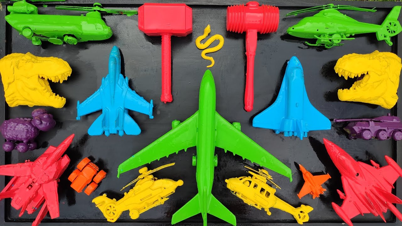 Satisfying Airplane Toys | Black Hawk Helicopter, F-14 Fighters, Space ...