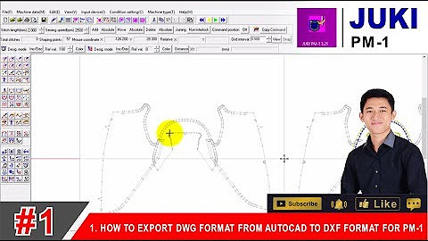 BELAJAR SOFTWARE JUKI PM-1 - YouTube