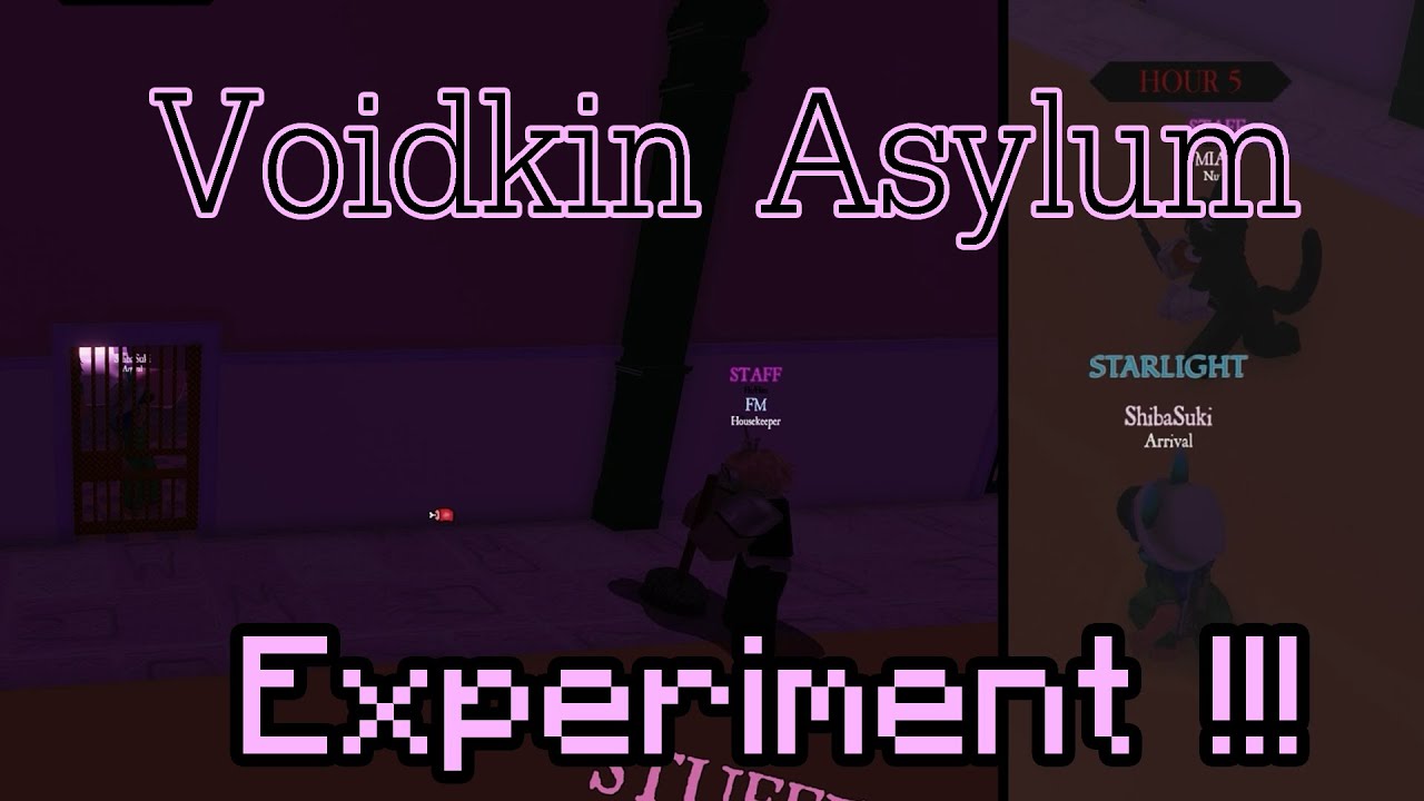 [EXPERIMENT!] Voidkin Asylum What if I unlock door while staff in game [2022/03/20] - YouTube