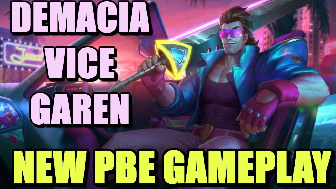 LoL - Demacia Vice Garen skin gameplay | League of Legends - YouTube