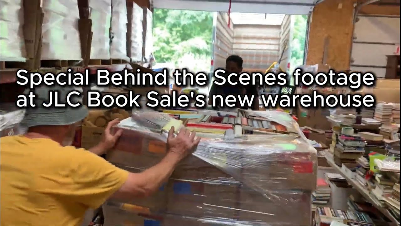 Special Look!! Behind the Scenes at JLC Book Sale's NEW Warehouse - YouTube