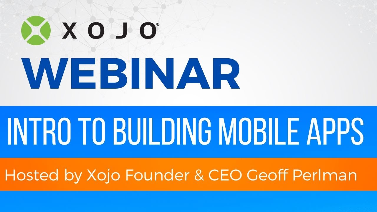 Intro to Building Mobile Apps in Xojo - YouTube Intro to Building Mobile Apps in Xojo - YouTube