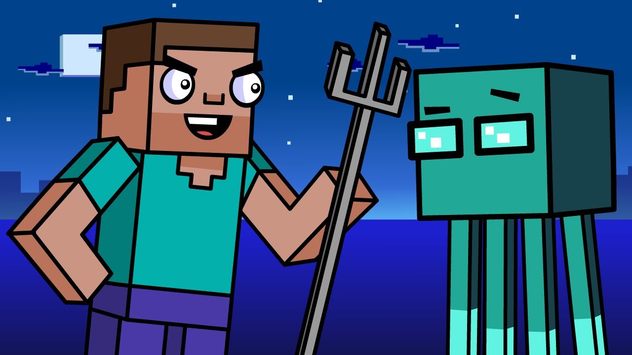 GLOW SQUIDS! | Minecraft Animation (Block Squad) - YouTube