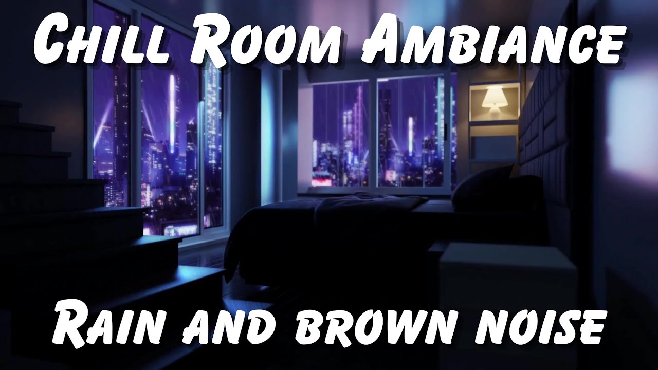 Chill Bedroom Ambiance - Night Rain Hitting The Window - YouTube