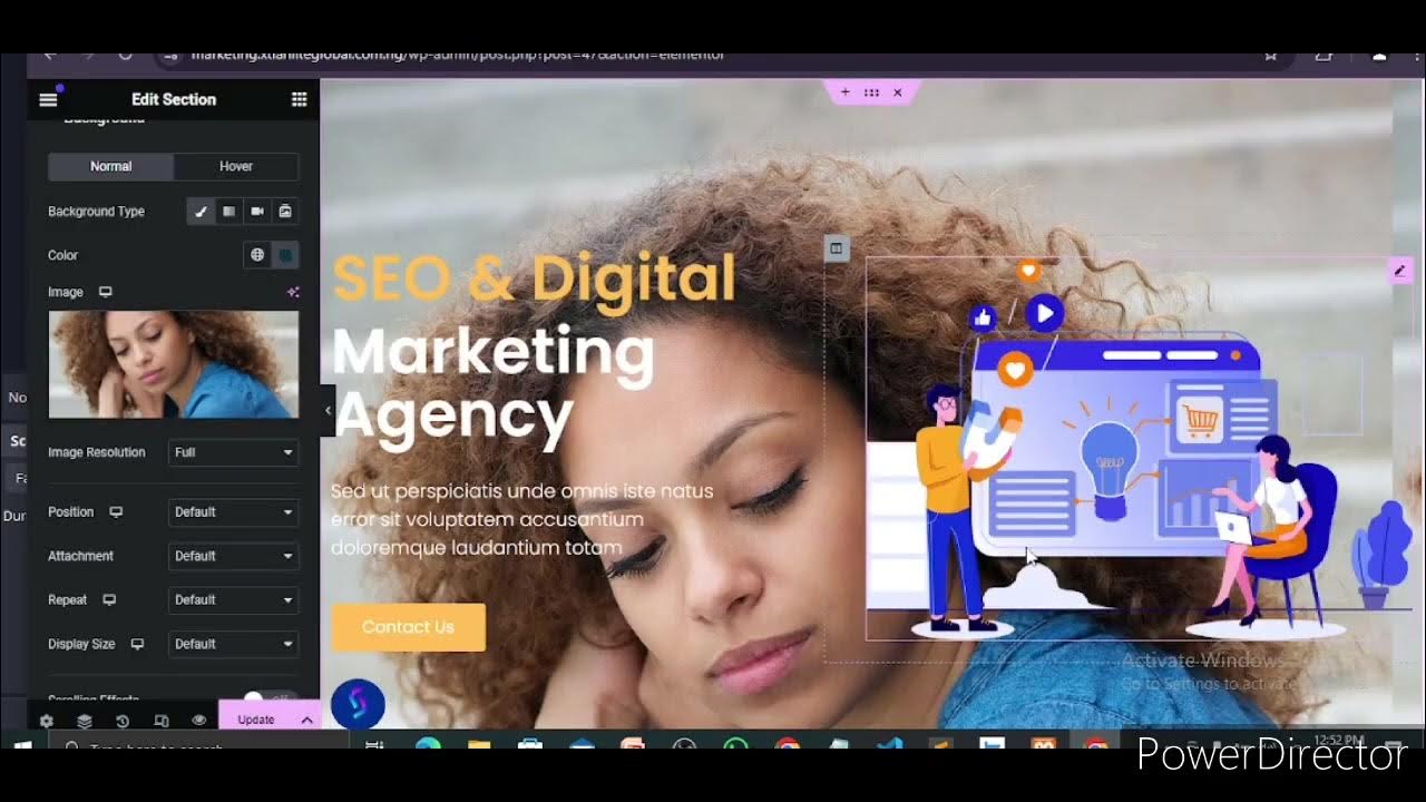 Step 4. Importing and Editing the Homepage of Elementor template kit - YouTube