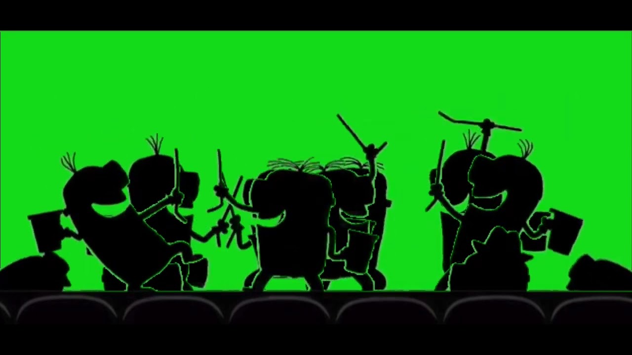 Minion Theater Cinema Green Screen - YouTube