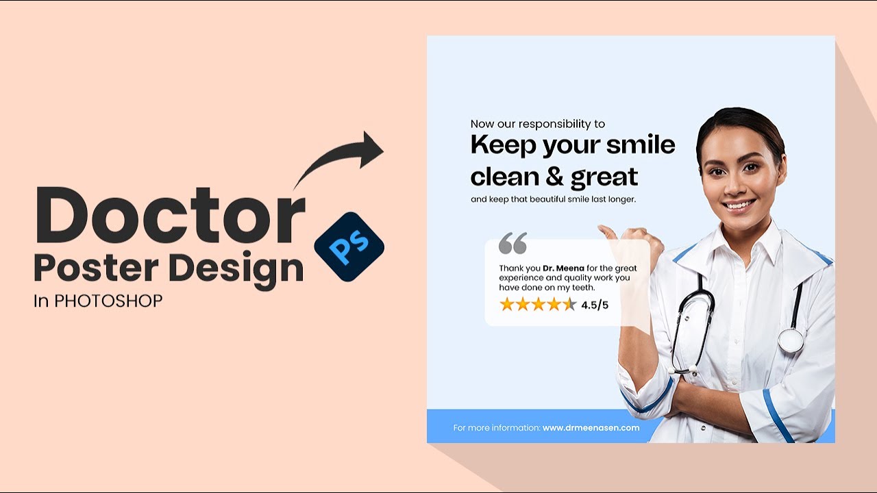 Doctor Social Media Post Design in Photoshop - YouTube