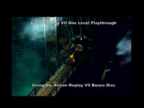 Final Fantasy VII One Level Playthrough using the Ps1 Action Replay V2 ...
