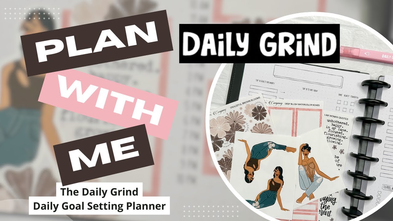 🌸 FIRST PLAN WITH ME 🌸 Daily Grind Planner | The Daily Grind Planner ...