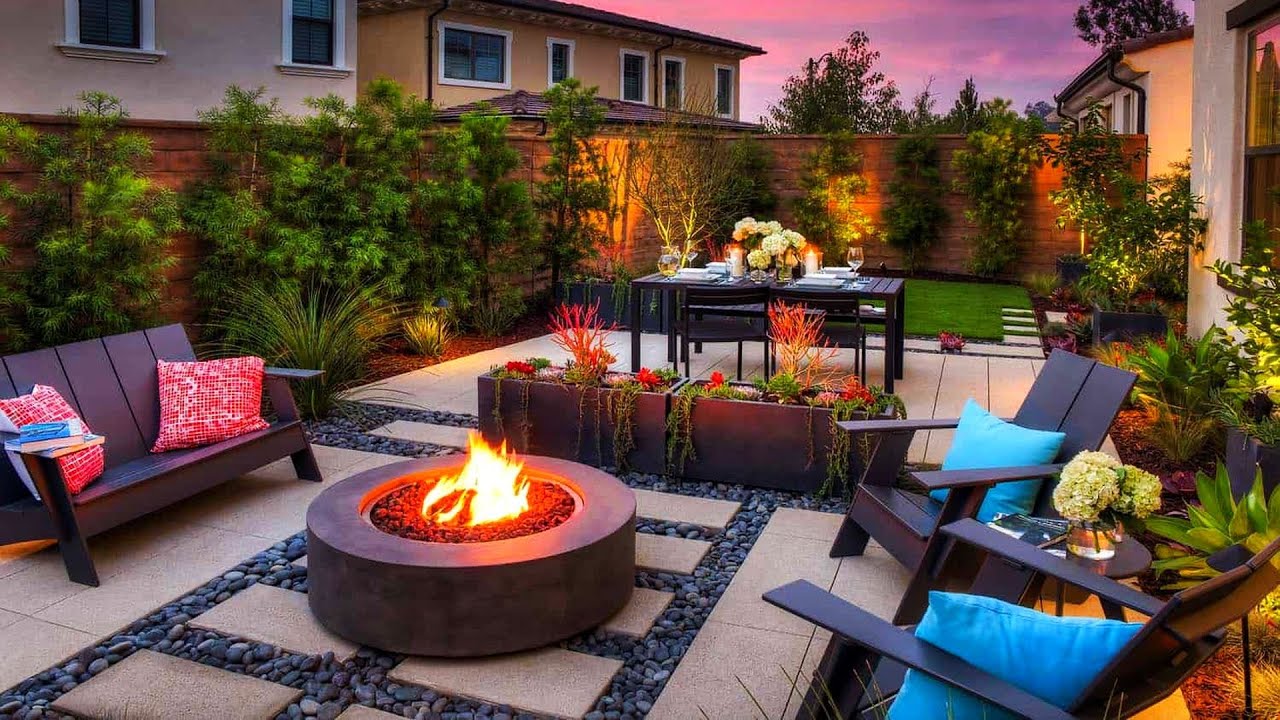 MODERN PATIO HARDSCAPE DESIGN IDEAS | HOW TO CREATE DURABLE HARDSCAPING ...