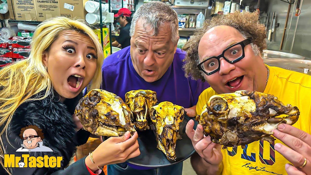 Most Extreme Taco in The World, Sheep’s Head Taco at Texcoco, in USA ...
