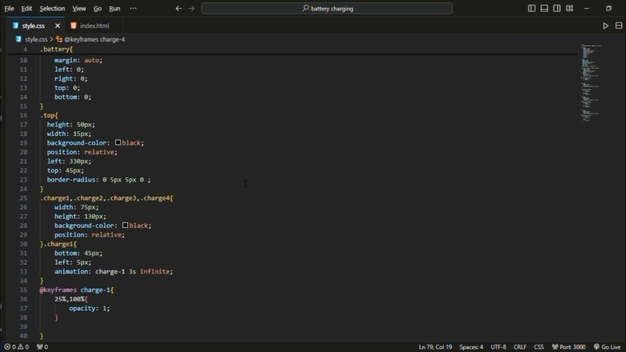 Battery Charging Animation Coding Codinglife Programming Coder Codingtutorial Youtube