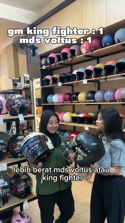 Lebih berat helm MDS VOLTUS atau GM KING FIGHTER - YouTube