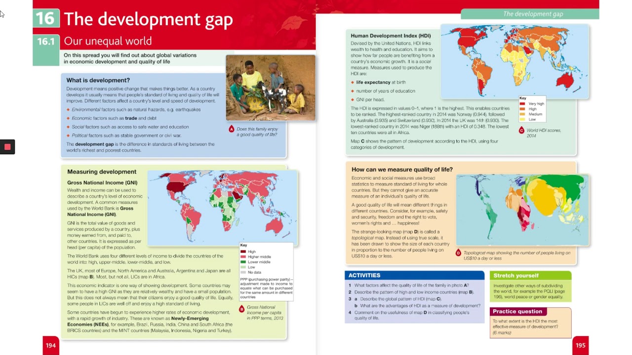 10 The development gap Video 1 to 9 review - YouTube