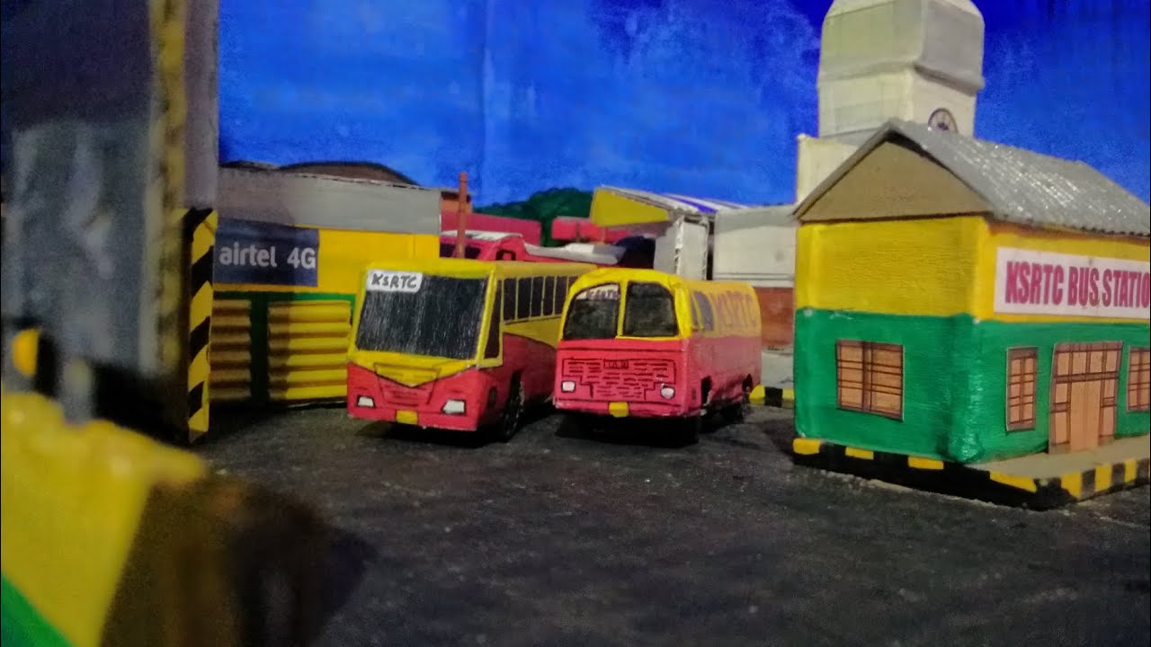 STOP MOTION ANIMATION #animation #stopmotionanimation #ksrtc #bus # ...