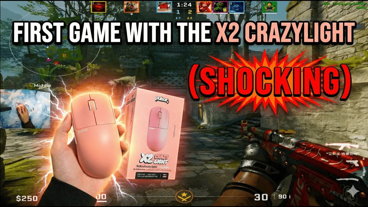 First game with the X2 Crazylight (SHOCKING) (26-16, 20k) - YouTube