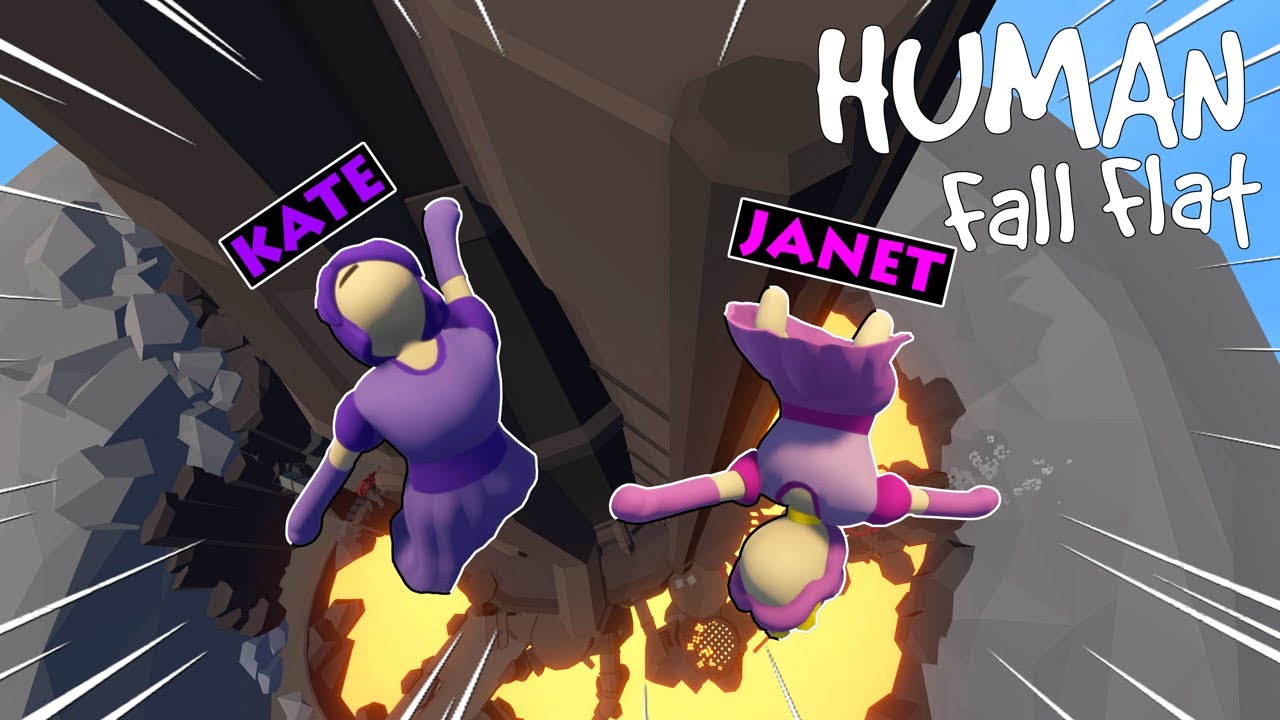 We Climbed a Giant Tower on Human Fall Flat! - YouTube