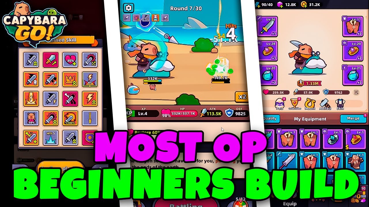 MOST OP BEGINNERS BUILD // CAPYBARA GO! - YouTube