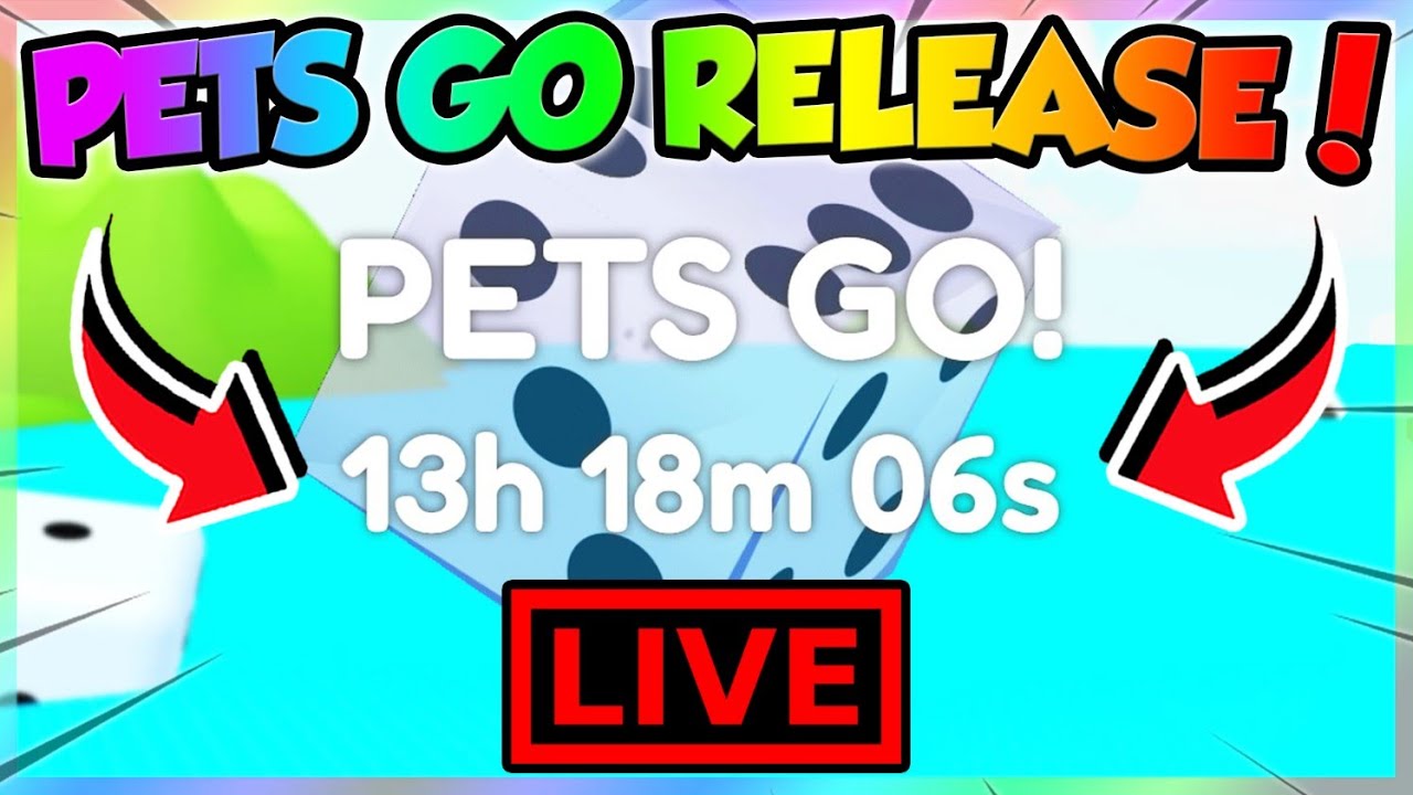 (🔴LIVE) Pet RNG is Now Called "PETS GO!" RELEASE COUNTDOWN!! (Roblox ...