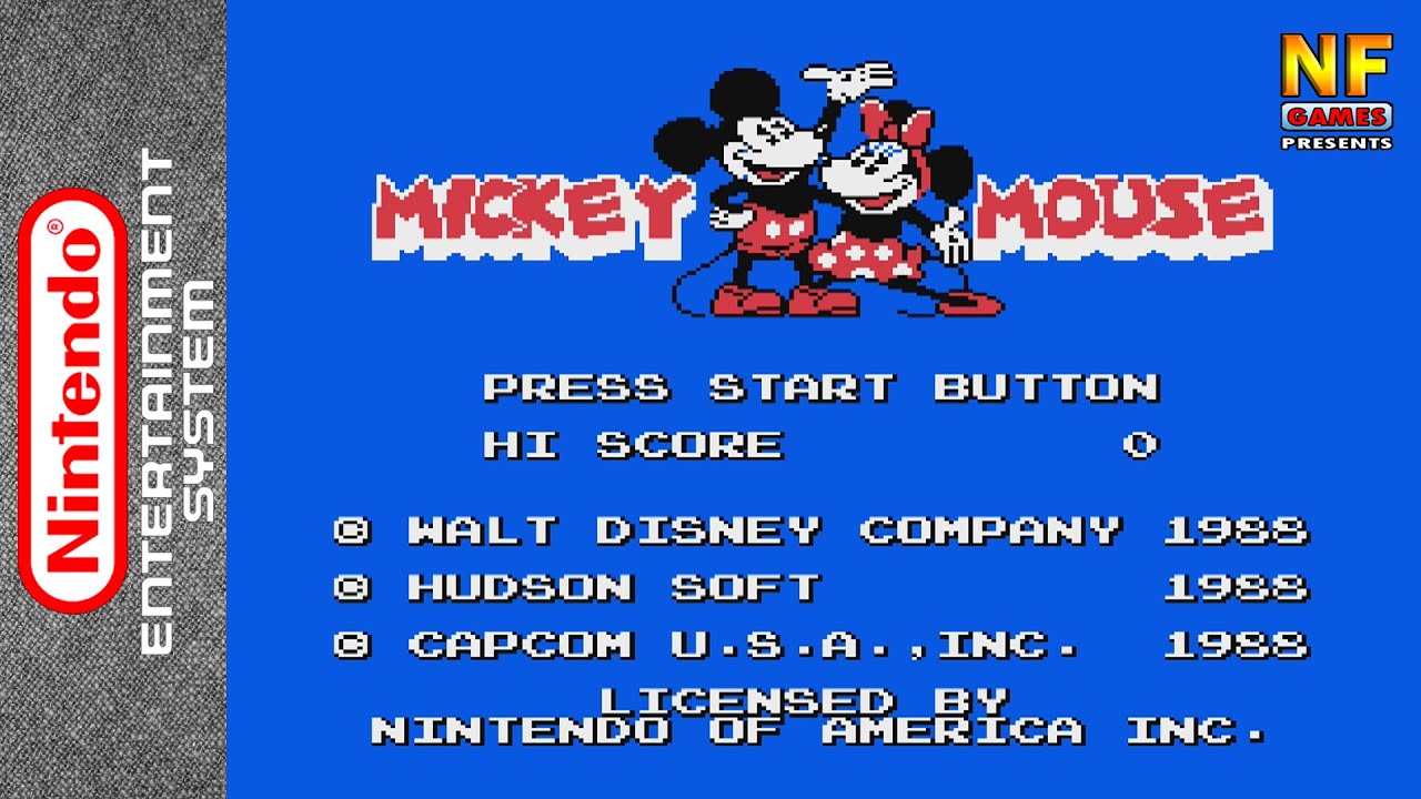 Mickey Mousecapade. NES [No Damage Walkthrough] Famicom | Nintendo ...