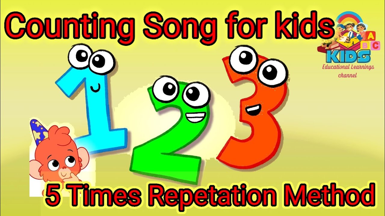 learn Nursery Song for Kids |Numbers Song 1 to 10|Counting Animals|Fun ...