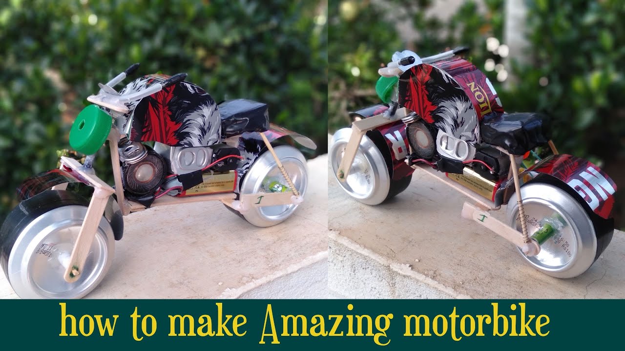 how to make Amazing motorbike DIY | black king motorbike - YouTube