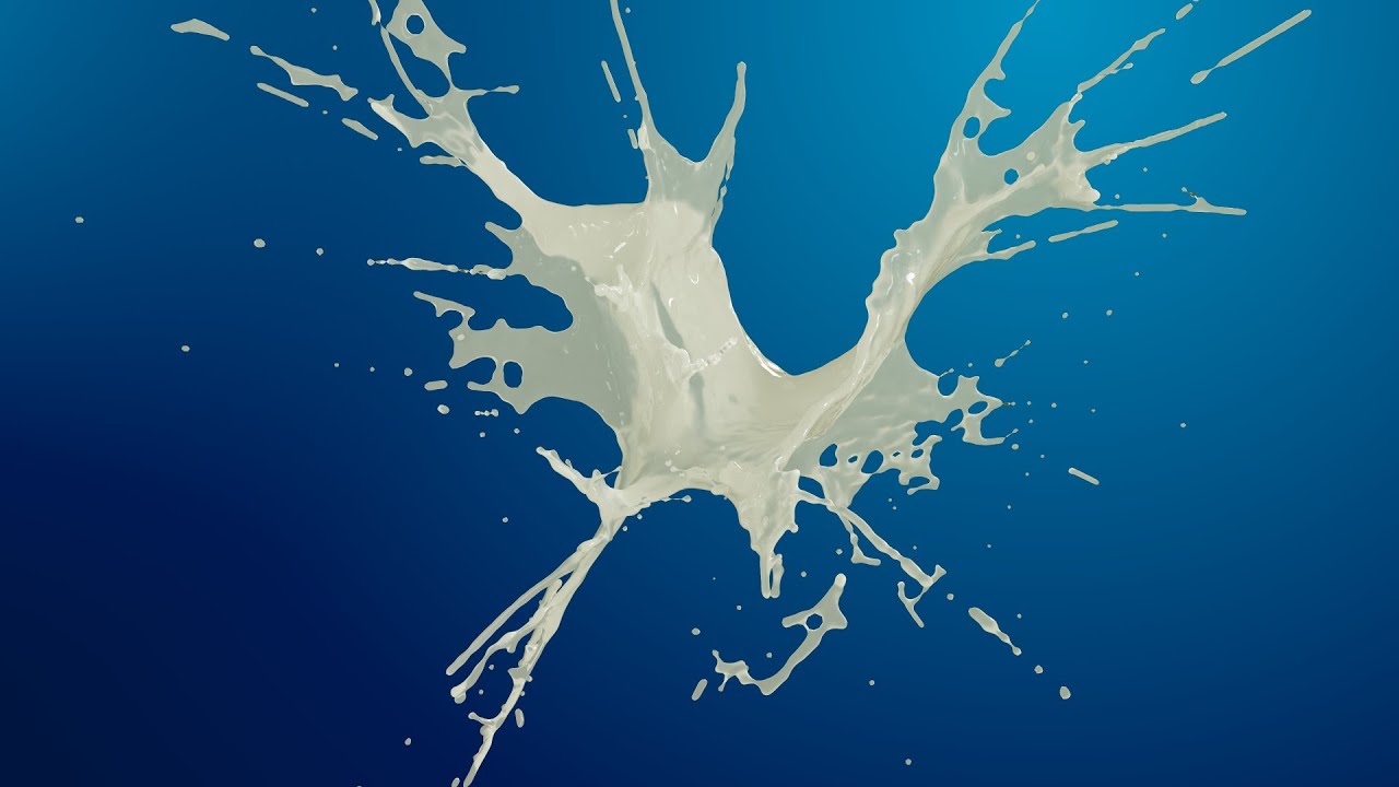 Milk Drops Splash - YouTube