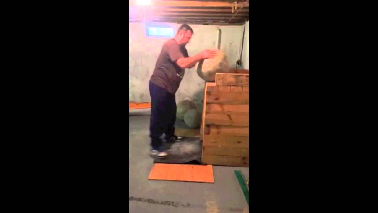 House Of Muscle - 300 lb Atlas Stone Training - YouTube