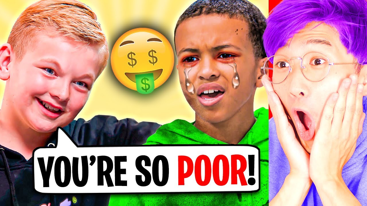 Kids LAUGH AT POOR BOY'S Backpack, They Live To Regret It! (LANKYBOX ...