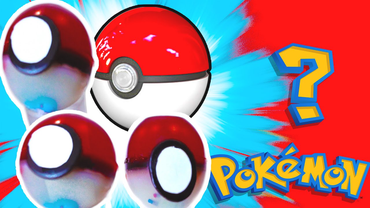 DIY JELLO GUMMY POKEBALLS! Mystery Pokemon Surprise Inside!! - YouTube