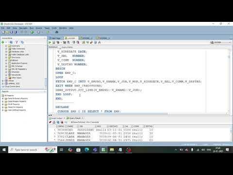 PLSQL TYPE,ROWTYPE,RECORD-PL/SQL IN TELUGU - YouTube