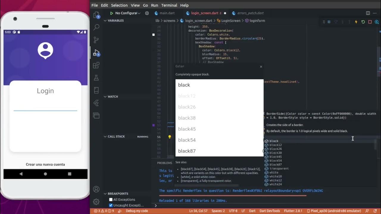 FLUTTER LOGIN + NET CORE + SQL SERVER 3 - YouTube