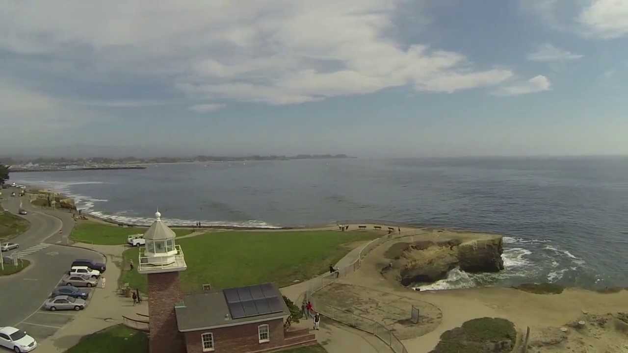 Santa Cruz Surf Museum and Lighthouse Point - DJI450 GoPro - YouTube