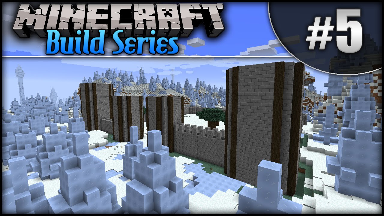 Minecraft: Build Series - Episode 5 - Fortress Wall! - YouTube