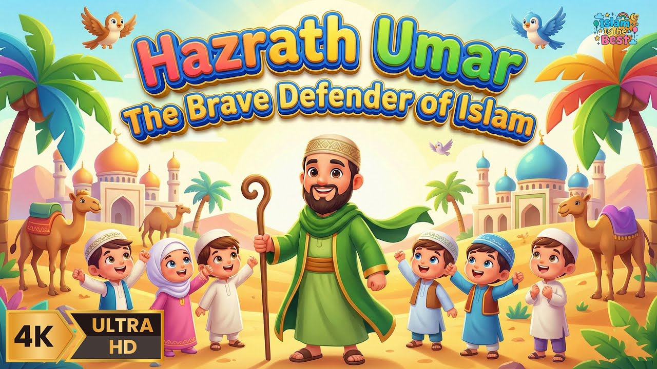 Hazrat Umar The Brave Defender of Islam | Islamic Story for Kids | 3D ...