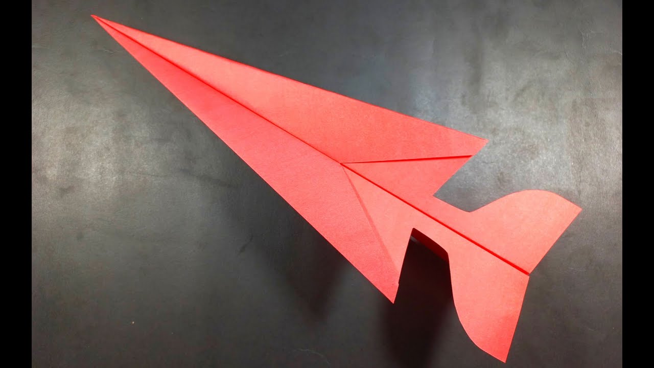How To Make A Long fly far paper airplane. - YouTube