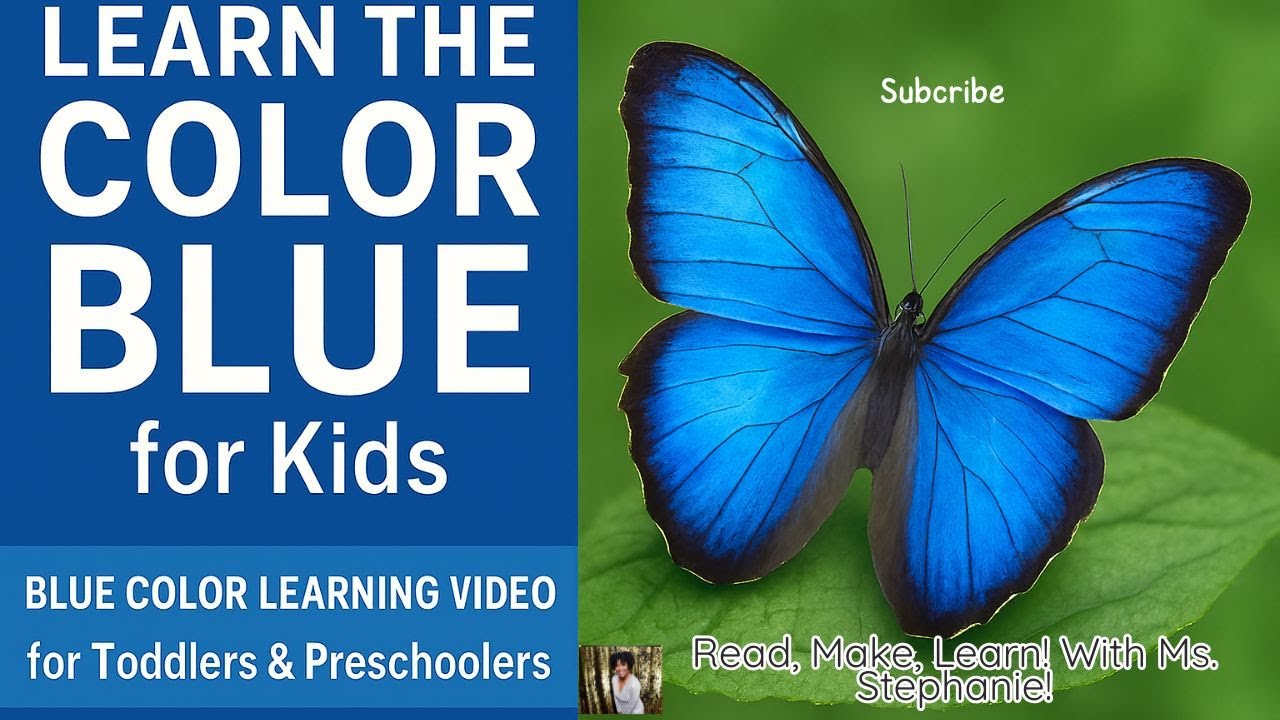 Learn the Color Blue for Toddlers | Preschool Color Learning Video ...